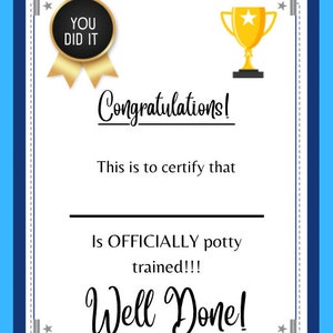 Potty Training Guide/tracker/certificate 26 Pages - Etsy