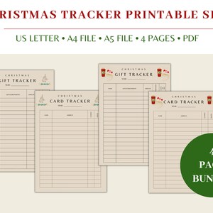Christmas Card Tracker, Christmas Card List, Holiday Card Planner ...
