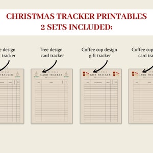 Christmas Card Tracker, Christmas Card List, Holiday Card Planner ...