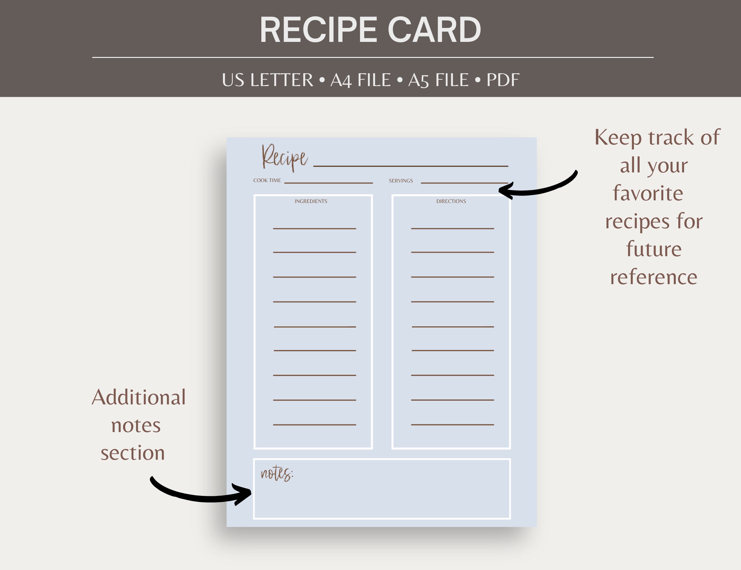 Meal Planner Printable, Grocery List, Meal Planner and Grocery List ...