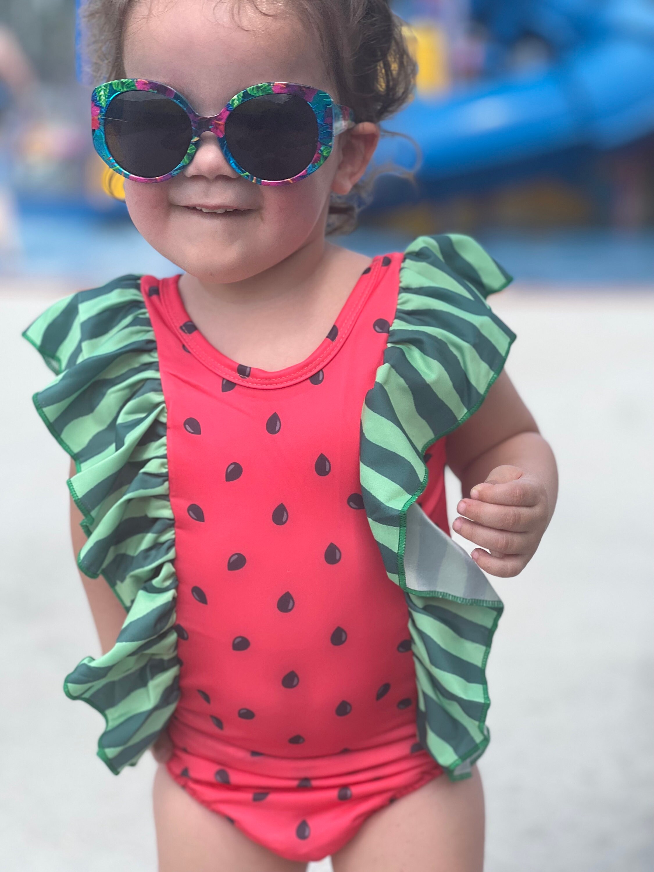 Watermelon One Peice Swimsuit/snaps at the Bottom - Etsy