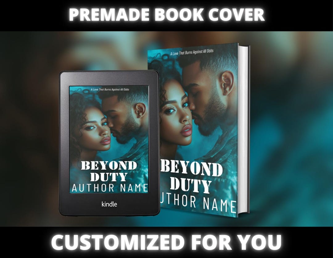 Premade Book Cover - Thriller Romance, Personalized Ebook, Romance ...