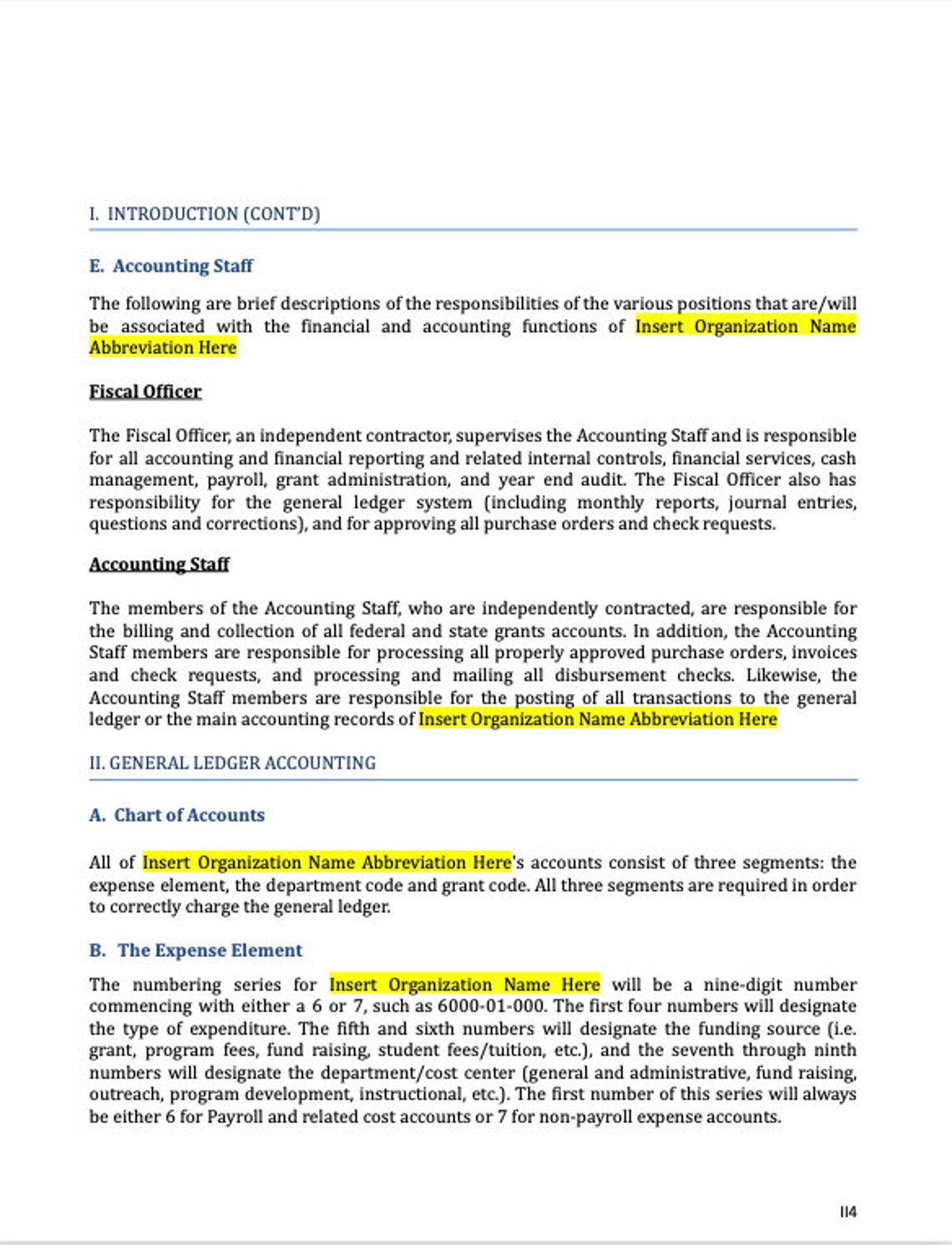 Fiscal Management and Accounting Binder for Nonprofits - Etsy