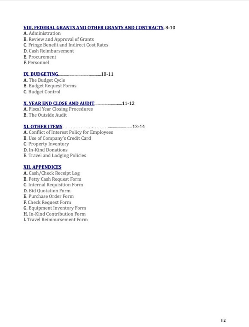 Fiscal Management and Accounting Binder for Nonprofits - Etsy
