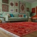 Red Vintage Rug, Classic Vintage Rug, Vintage Rug for Living Room ...