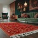Red Vintage Rug, Classic Vintage Rug, Vintage Rug for Living Room ...