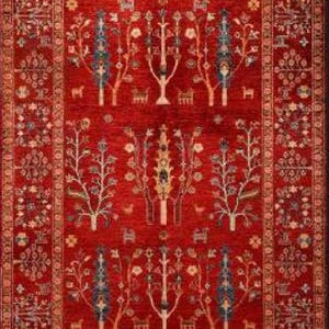 Red Vintage Rug, Classic Vintage Rug, Vintage Rug for Living Room ...