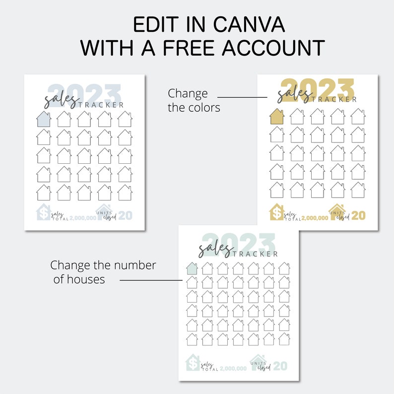 Real Estate Goal Chart Template, Real Estate Goal Tracker, Real Estate ...