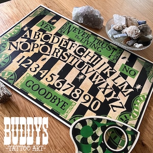Vintage Style Beetlejuice Inspired Ouija Talking Board /spirit Board - Etsy