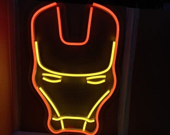 Iron Man Neon Signs - Etsy UK
