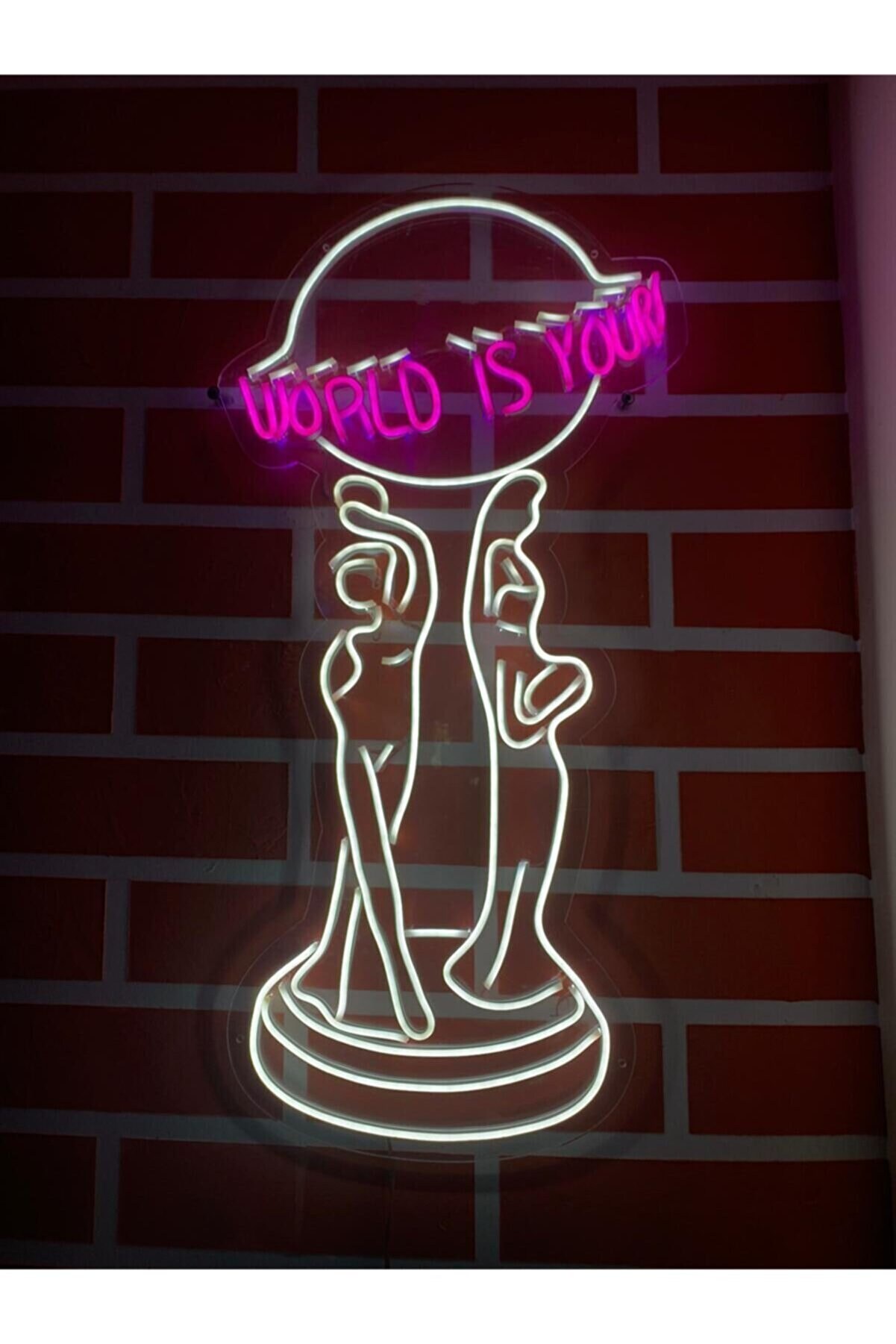 World is Yours Neon Light Scarface Neon Sign Custom Wall - Etsy