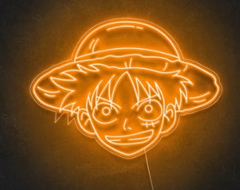 Monkey D Luffy Neon Sign - Etsy