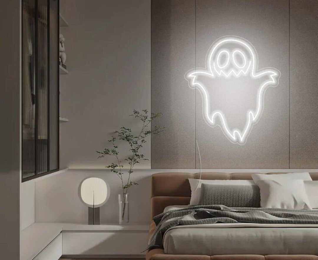 Ghost Neon Light Custom Neon Sign Personalized Wall Decor - Etsy
