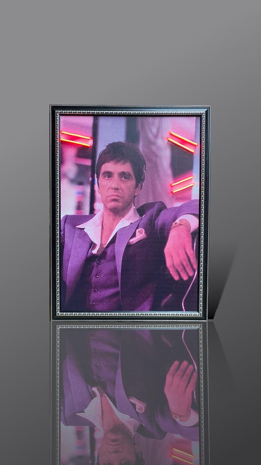 Scarface Painting Art Custom Neon Sign Pop Culture Wall Art - Etsy