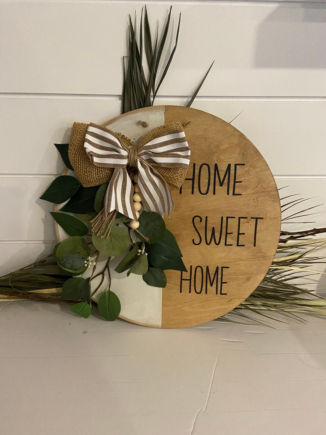 Front Door Welcome Home Sweet Home Front Door Wreath - Etsy