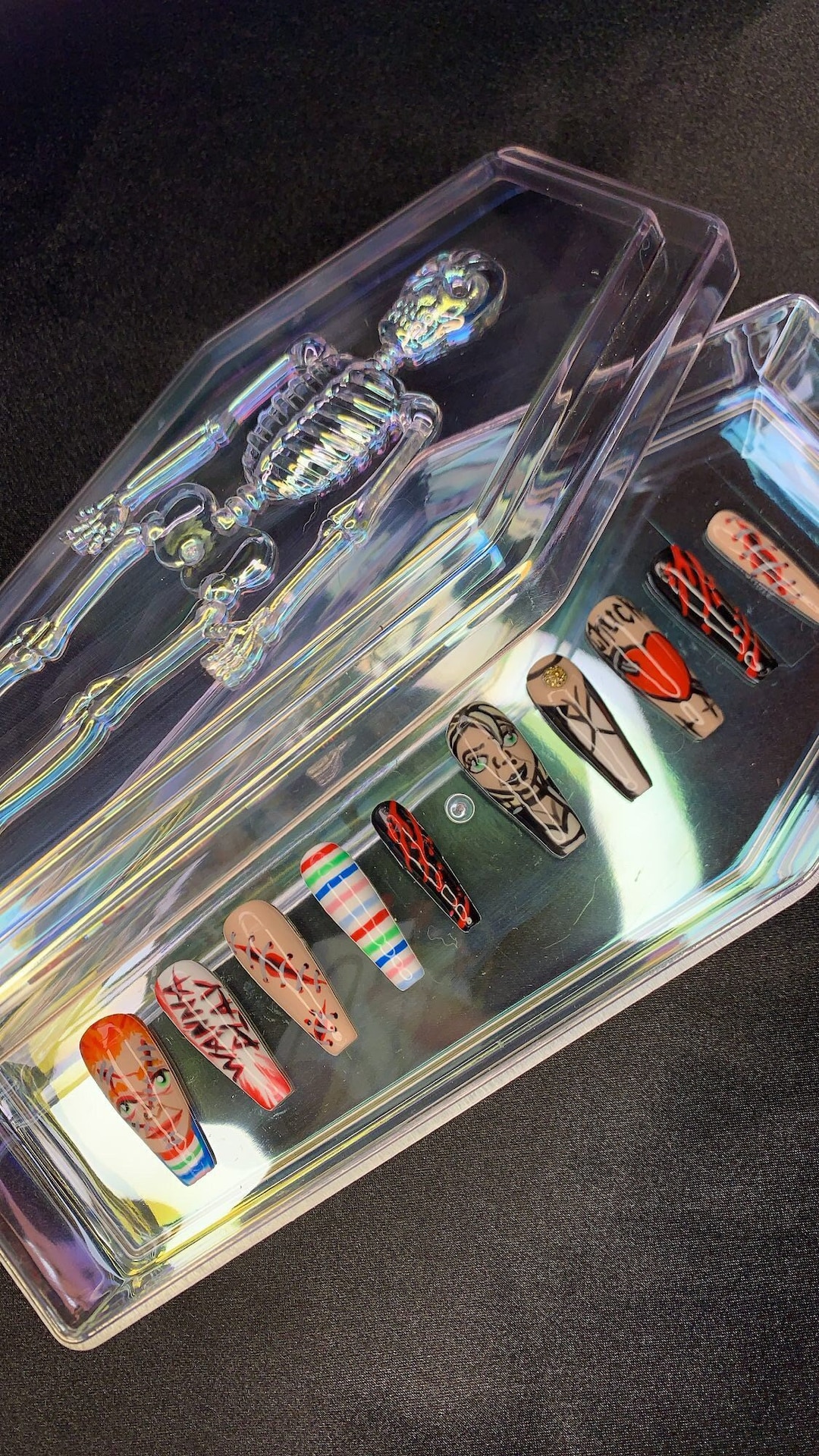 Bride of Chucky Inspired Nails/ Press on Nails/ Custom Full Sets ...