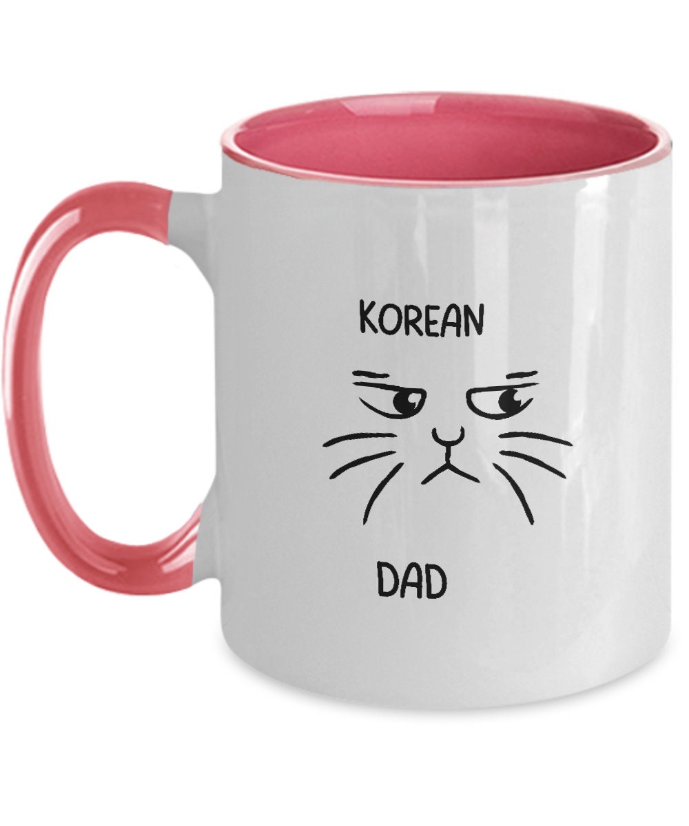 Korean Cat Dad Mug, Korean Cat, Cat Dad Mug, Pet Memorial Mug, Korean ...