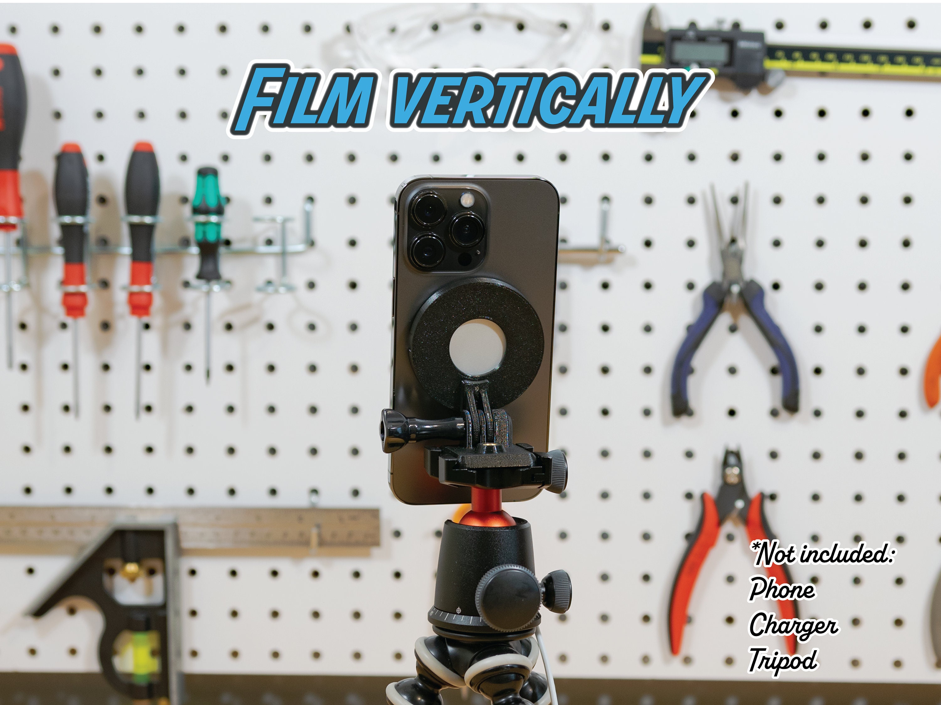 Magsafe® Charger-ready Phone Stand / Iphone® Mount With Gopro ...