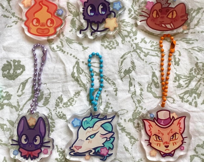 Studio Ghibli Charms - Etsy