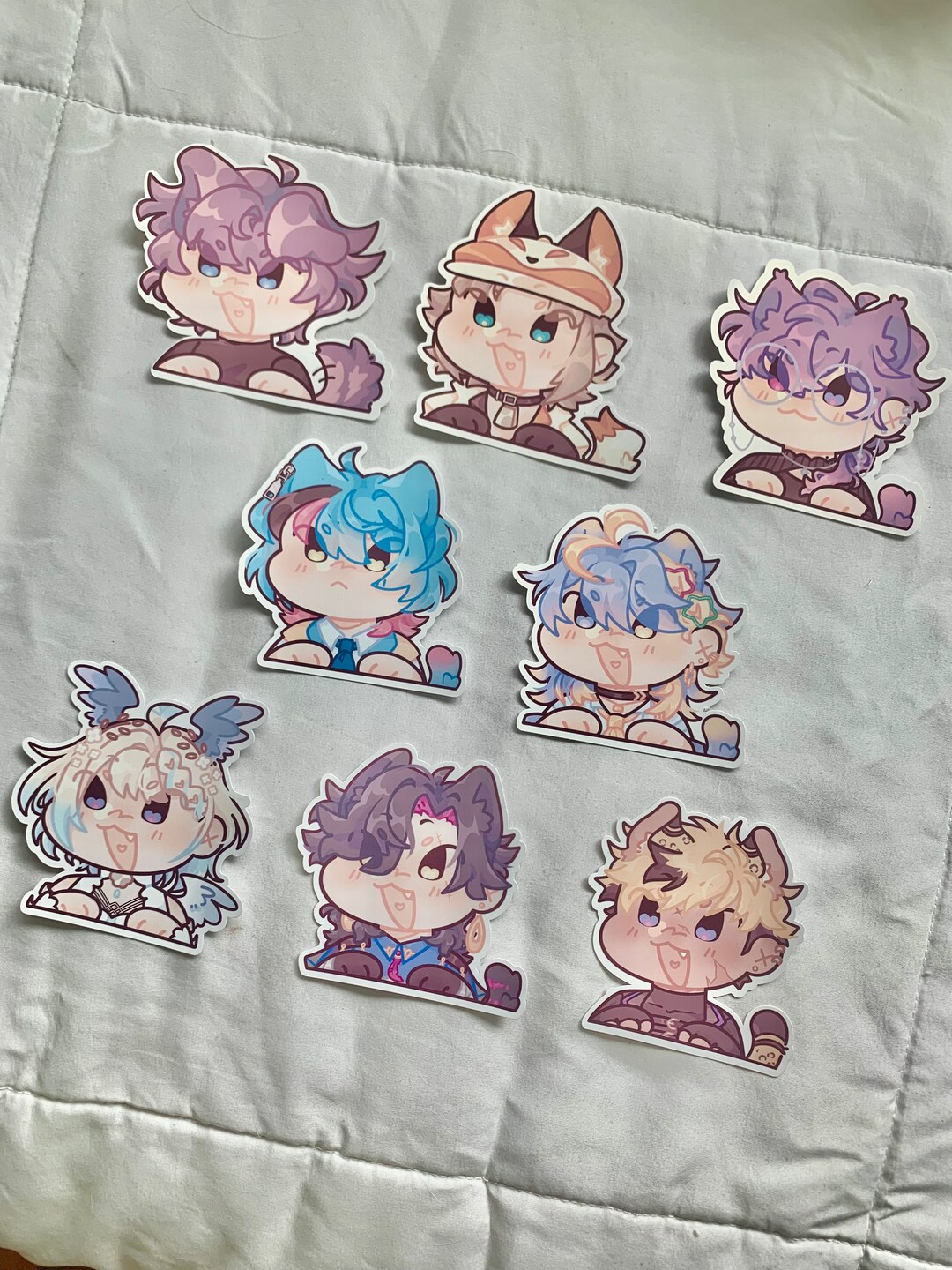 Nijisanji EN +shxtou Animal Stickers - Etsy