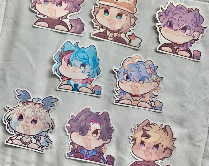 Nijisanji EN +shxtou Animal Stickers - Etsy