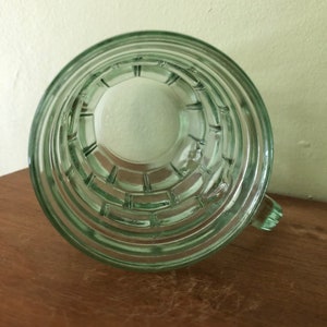 Small Glass Tankard Square Brick Design 225ml - Etsy UK