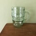Small Glass Tankard Square Brick Design 225ml - Etsy UK