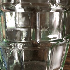 Small Glass Tankard Square Brick Design 225ml - Etsy UK