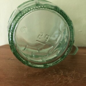 Small Glass Tankard Square Brick Design 225ml - Etsy UK