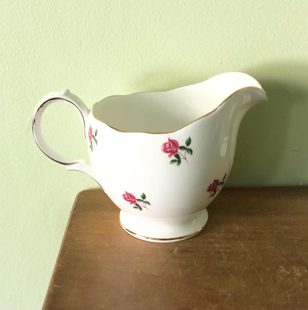 Colclough Fragrance | Milk Jug | Pink Rose Design - Etsy