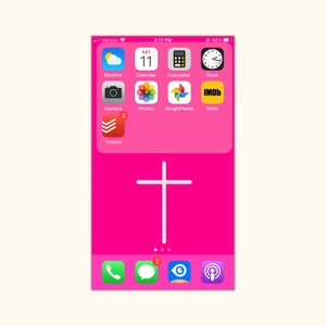 Christian Desktop & Phone Wallpaper Pack Hot Pink Laptop - Etsy