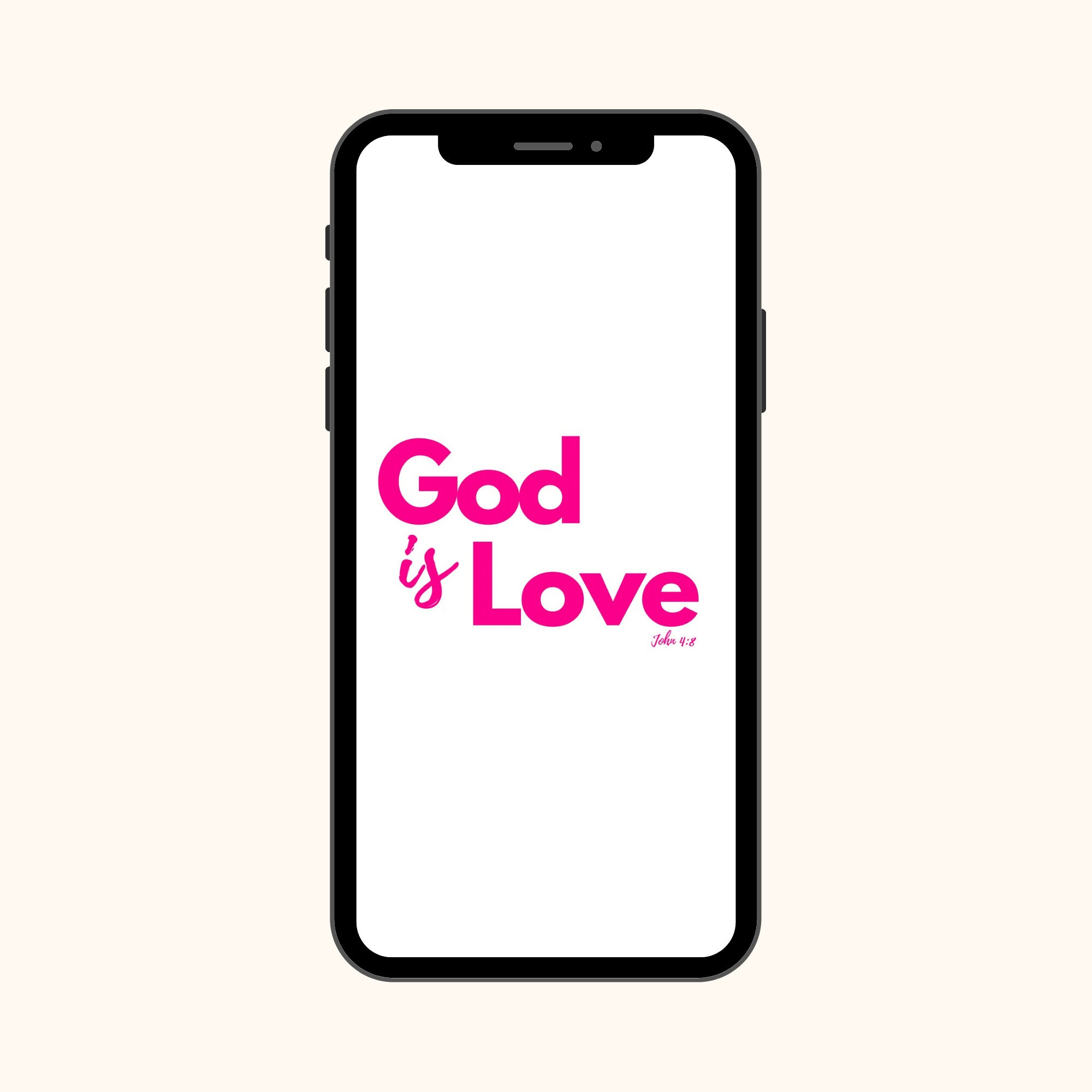 Christian Phone Wallpaper Digital Download | Hot Pink Cell Phone ...