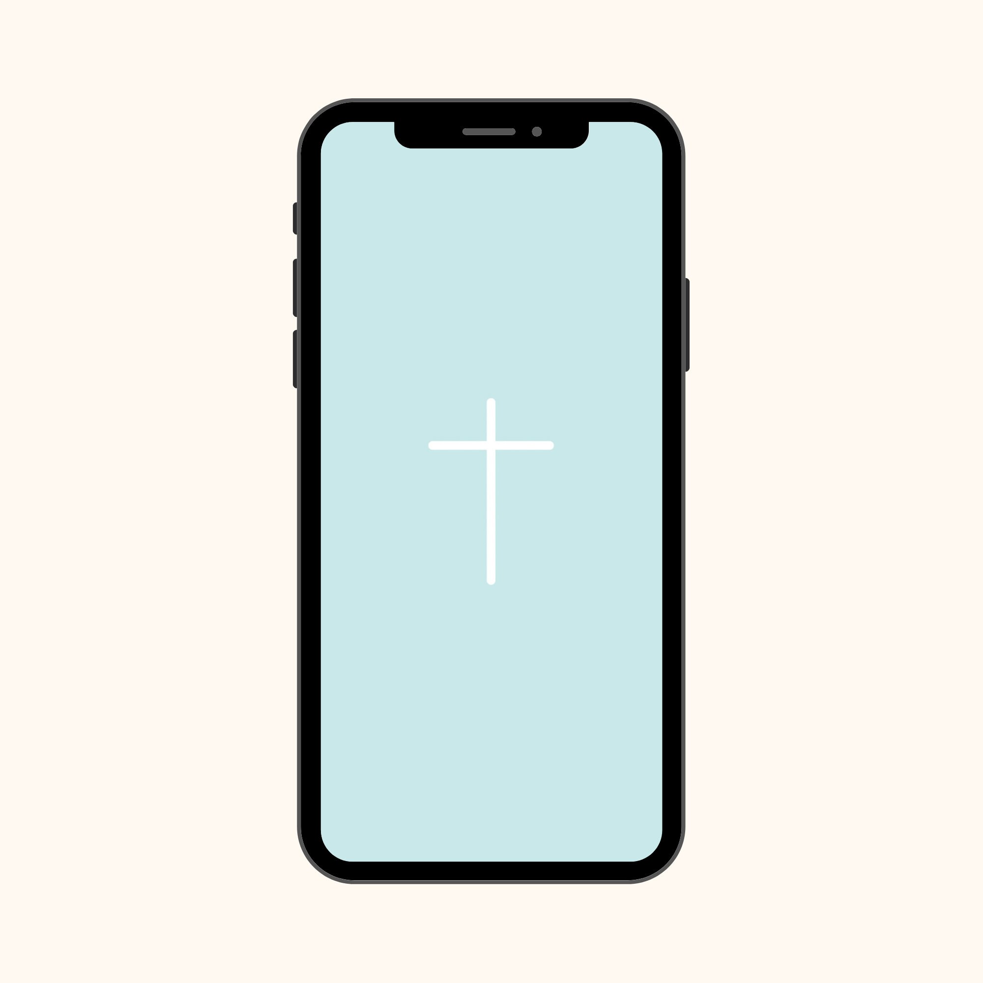 Christian Phone Wallpaper Digital Download | Ice Blue Cell Phone ...