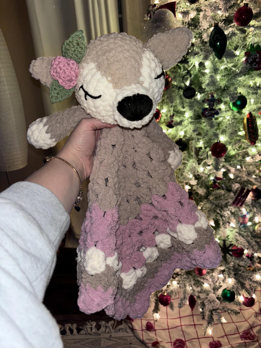 Dolly Deer Crochet Lovey - Etsy