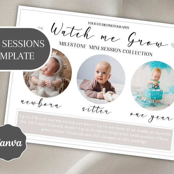 Photography Package Template - Etsy