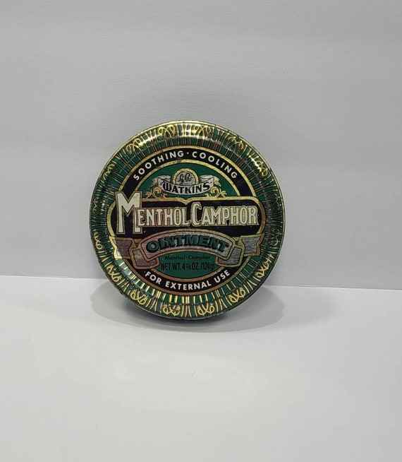 Watkins Medicated Menthol Camphor Ointment Tin Can - Etsy