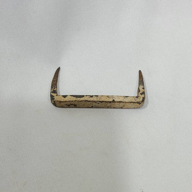 1920s Antique Wrought Iron Staple - Etsy