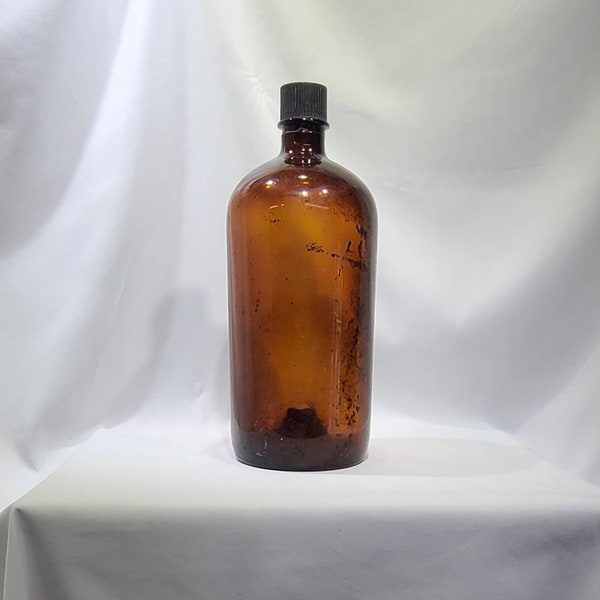 Large Glass Bottle - Etsy