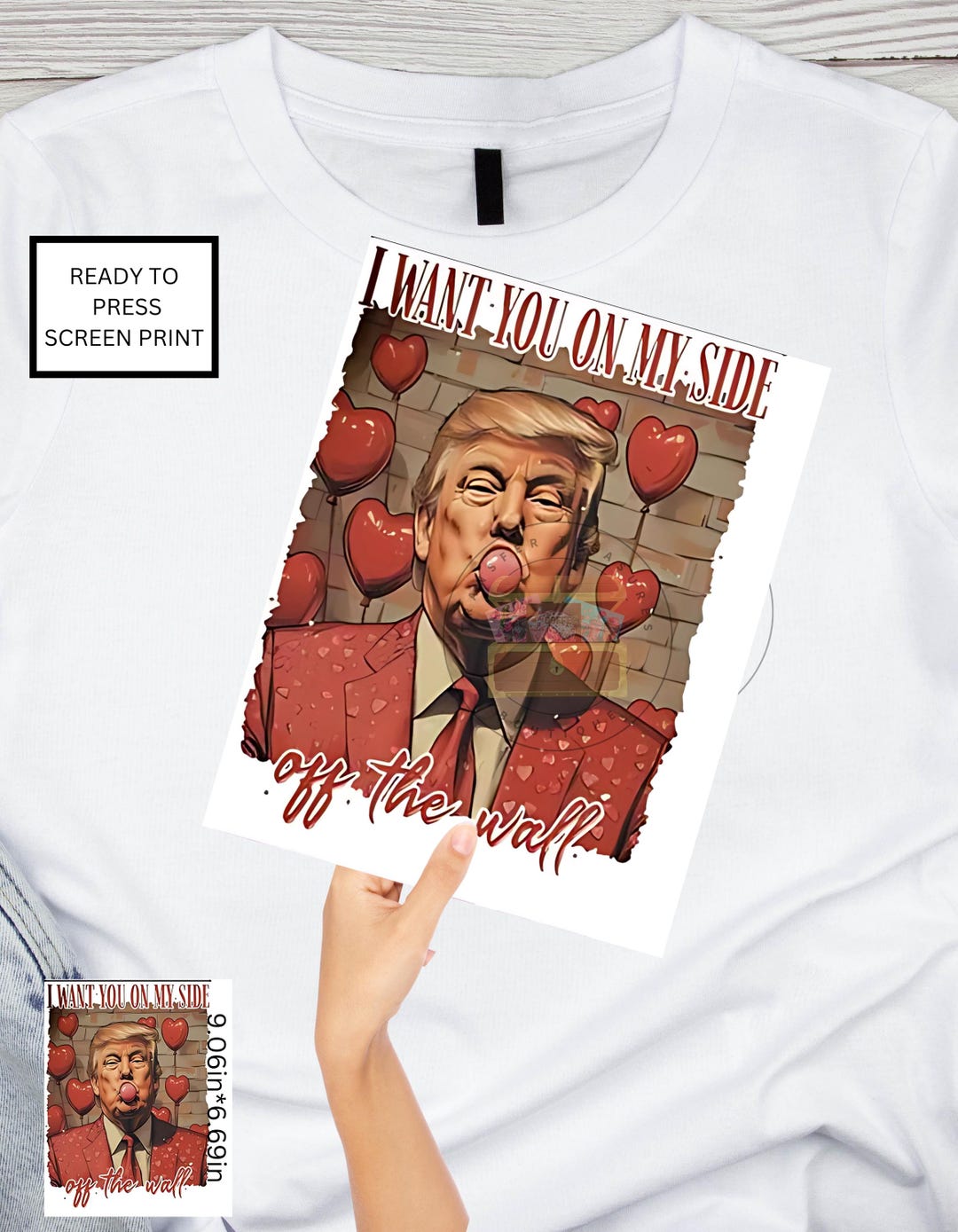 Donald Trump Ready to Press DTF, Trump Bubble Gum Print, Trump ...
