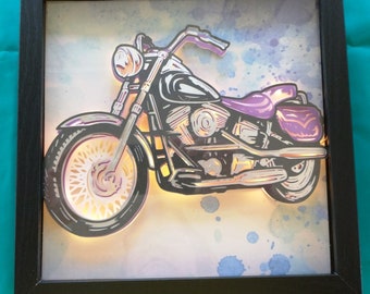Motorcycle Light Box - Etsy