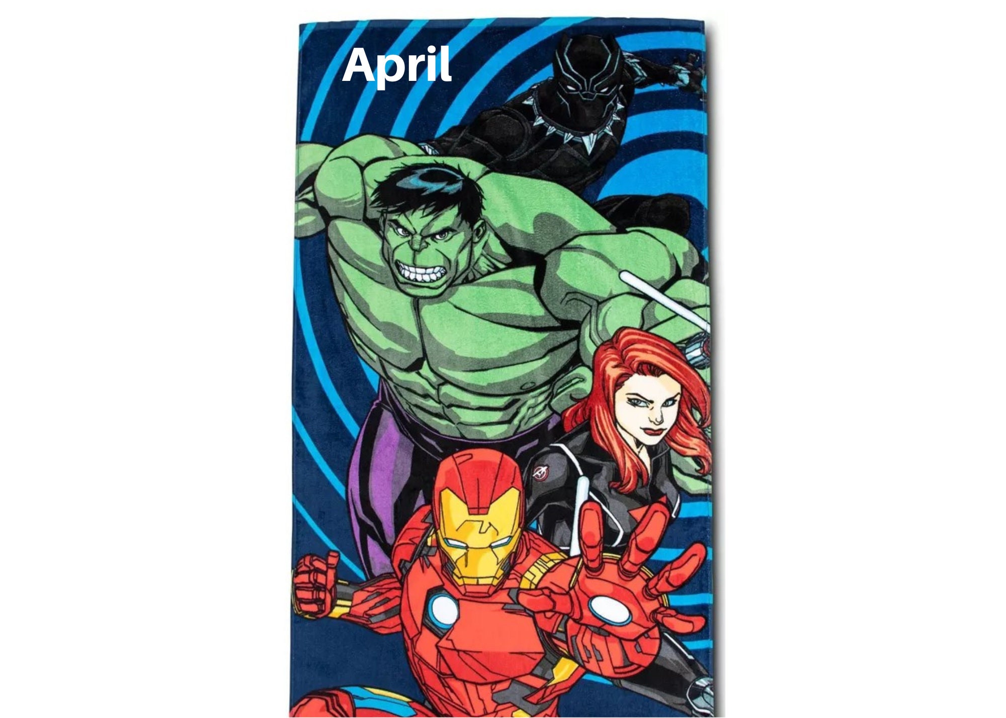 Custom Towel Marvel Avengers Design Personalized Embroidered Beach ...