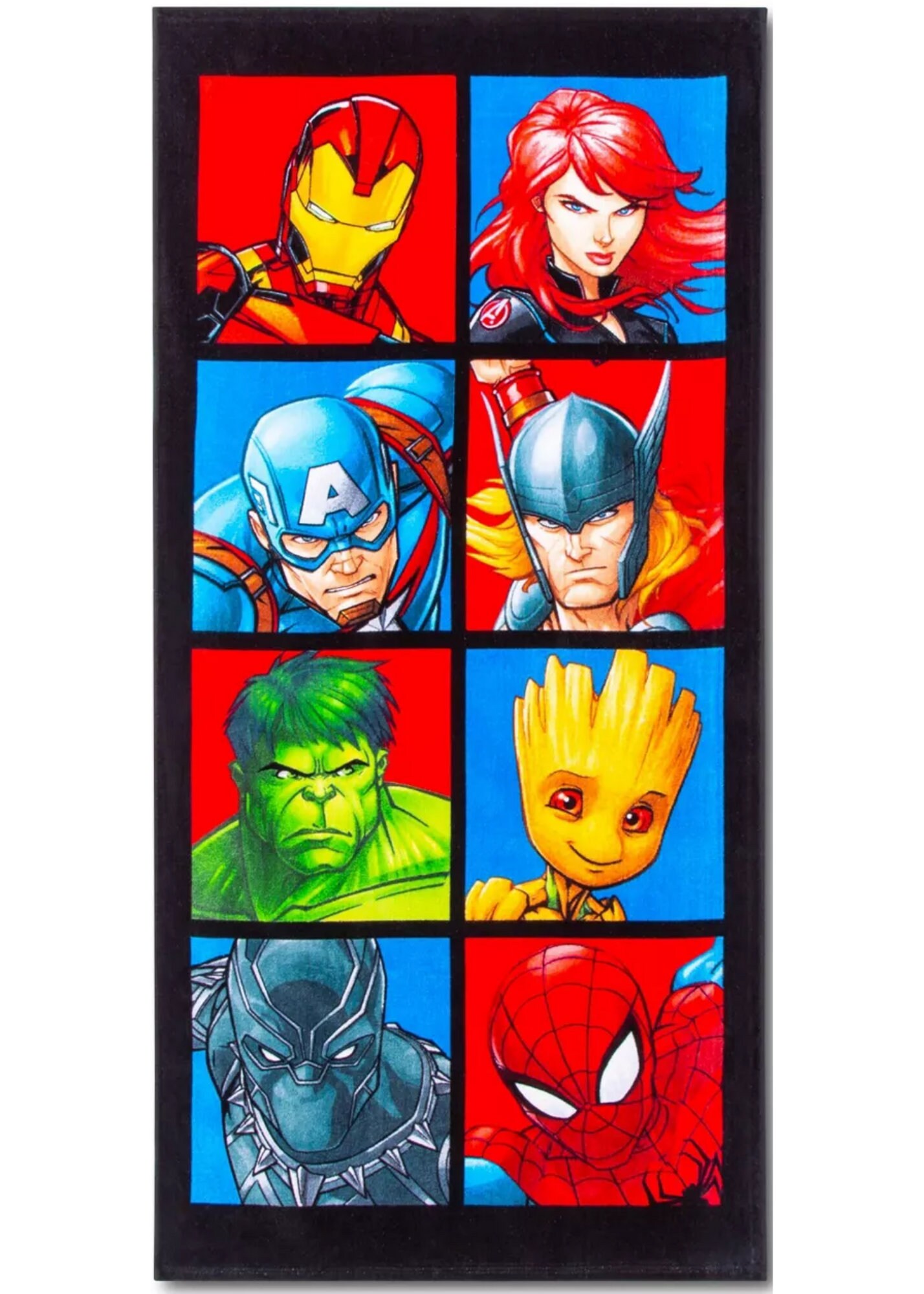 Custom Towel Marvel Avengers Design Personalized Embroidered Beach ...