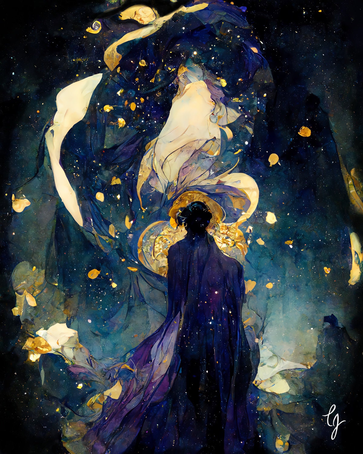 Face Full of Stars Galaxy 4 Premium Luster Photo Paper Poster - Etsy