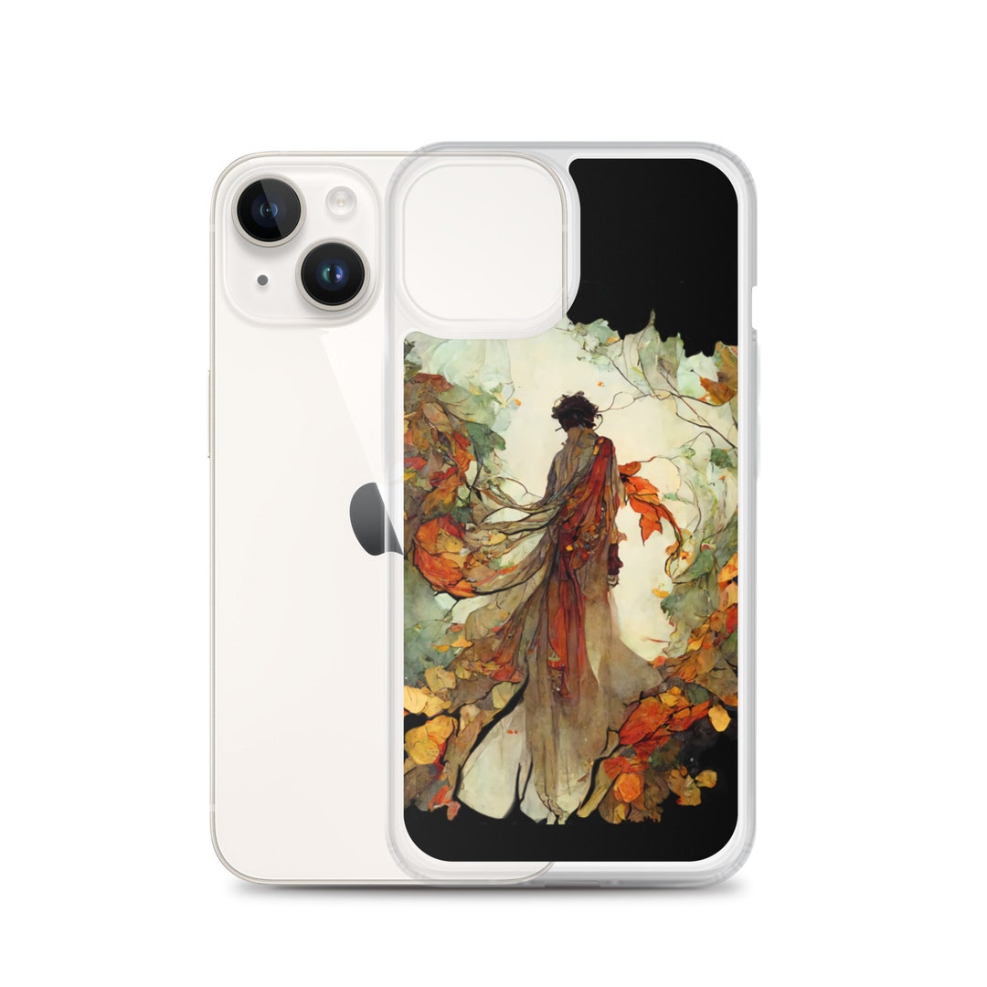 Spirit of Autumn Art Nouveau Phone Case, Cottagecore iPhone Case ...