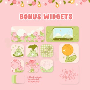 Spring Fields Aesthetic App Icons Pink Kawaii iPhone Wallpaper Widgets ...
