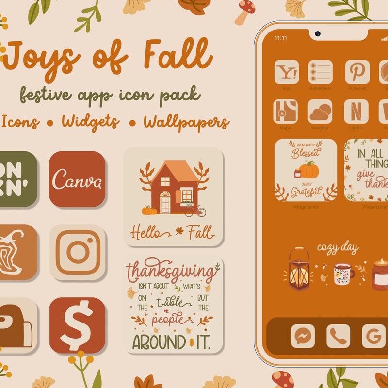 Fall App Icons - Etsy