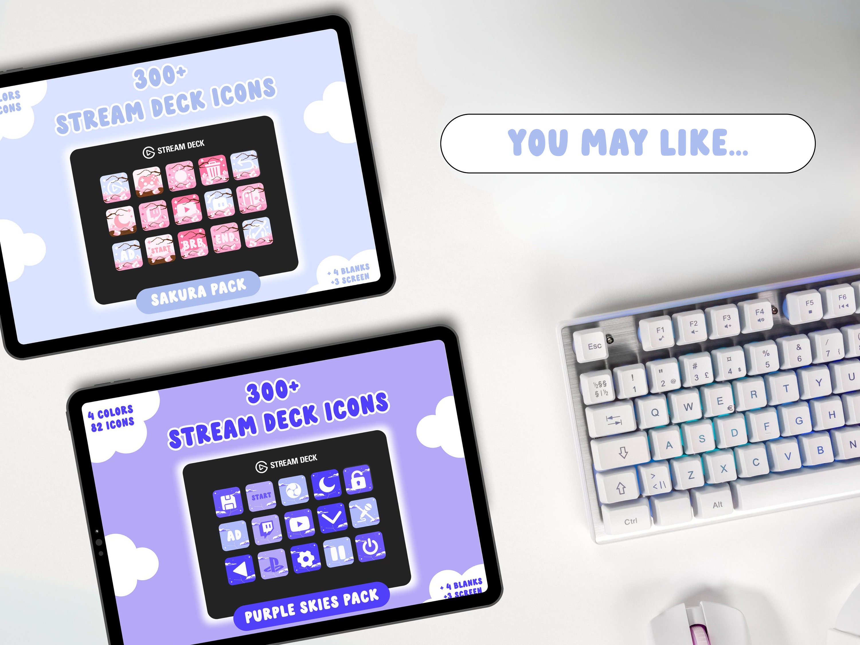 STREAM DECK ICONS Meadow Breeze Streamer Kawaii Green Stream Deck ...