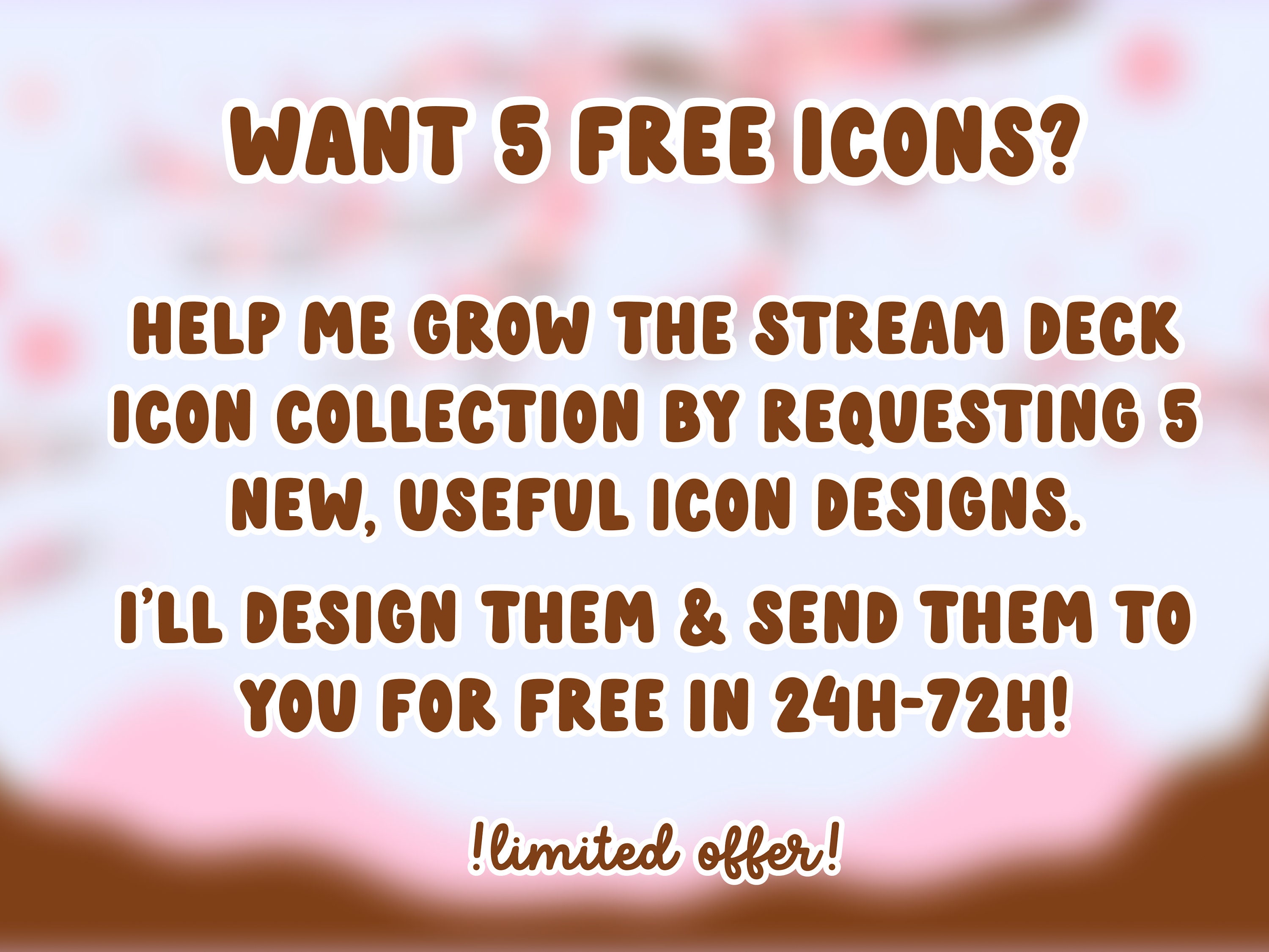STREAM DECK ICONS Sakura Pink Dreamy Streamer Cherry Flower Japanese ...