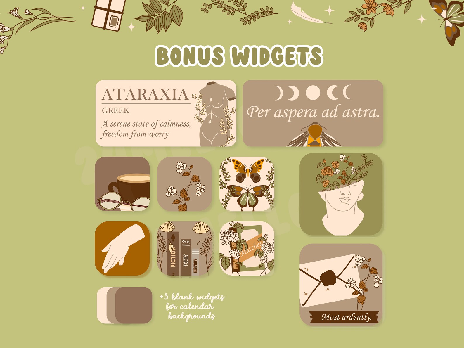Light Academia Desktop Organizer Wallpaper and App Icons IOS - Etsy