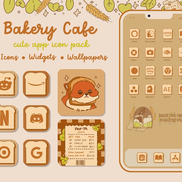 iPhone Icons Matcha - Etsy